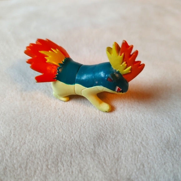 Tomy | Toys | Quilava Tomy Pokemon Figure Cgtsj 999 Nintendo 2 Vintage ...